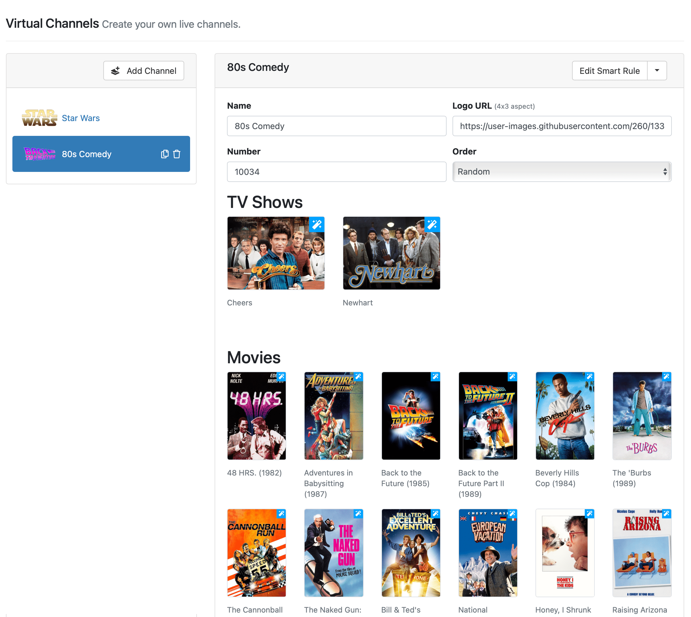 Channels Support - Virtual Channels