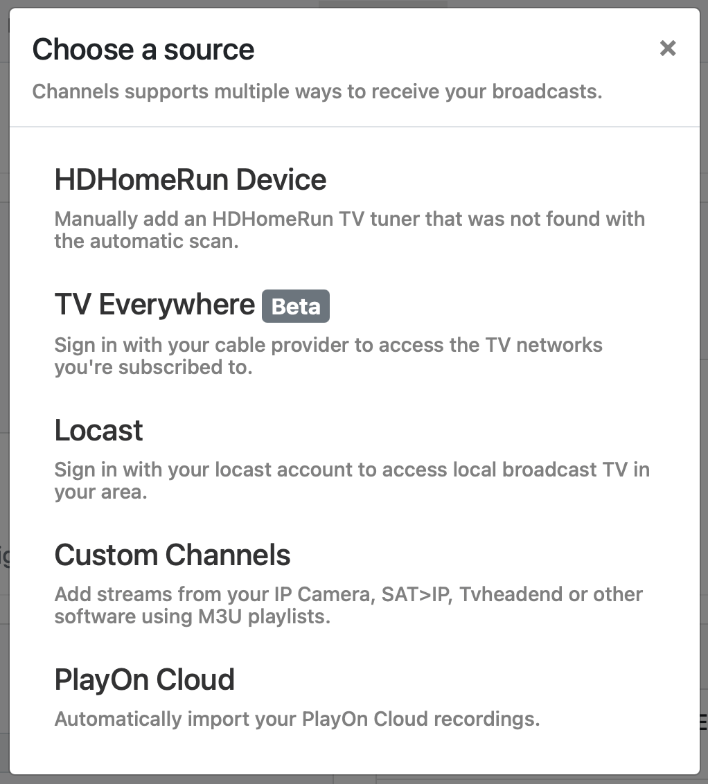 Channels Support - Installation & Setup